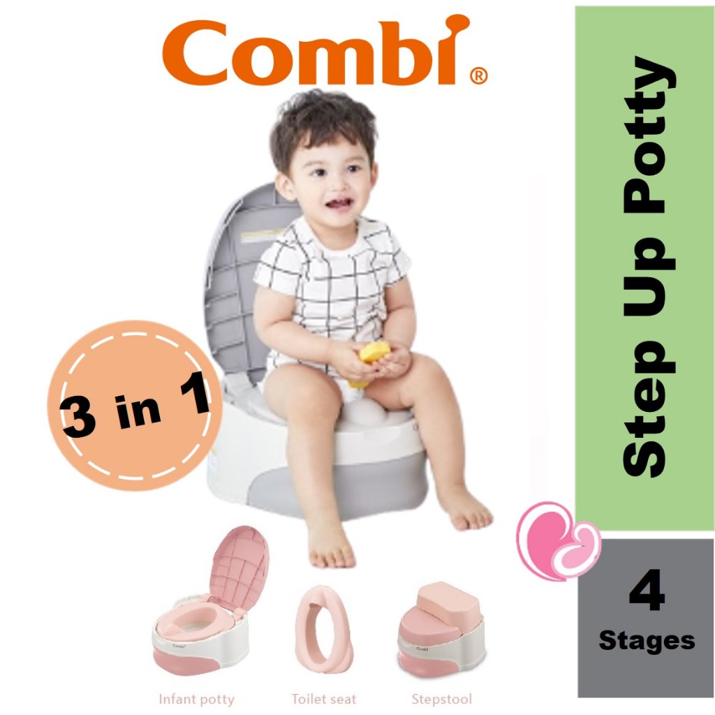 Combi 4 Stages Step Up Potty, Baby Label (12 Months+) | Shopee Malaysia
