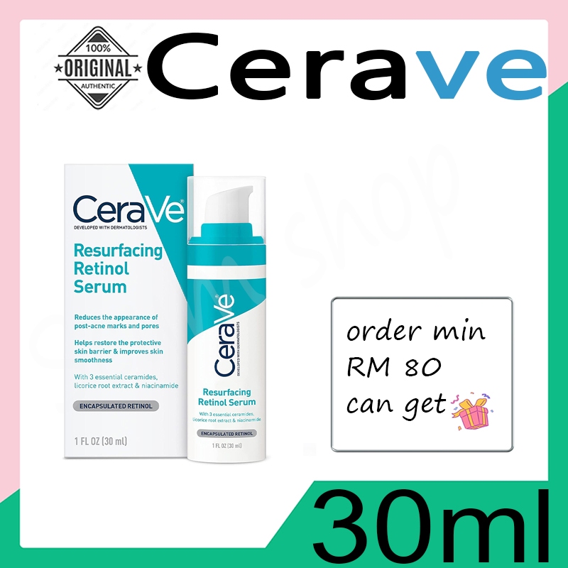 Cerave Retinol Facial Serum For Post Acne Marks And Skin Texture Pore