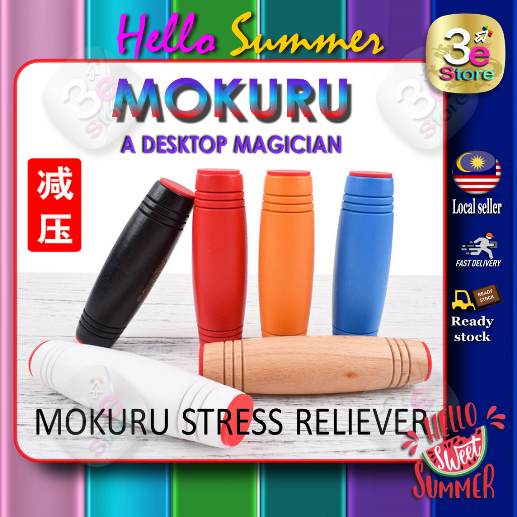 Magic Desktop Rotating Toys Magic Funny Mokuru Relieve Stress Beech Rollover Tumbler Flipping ...