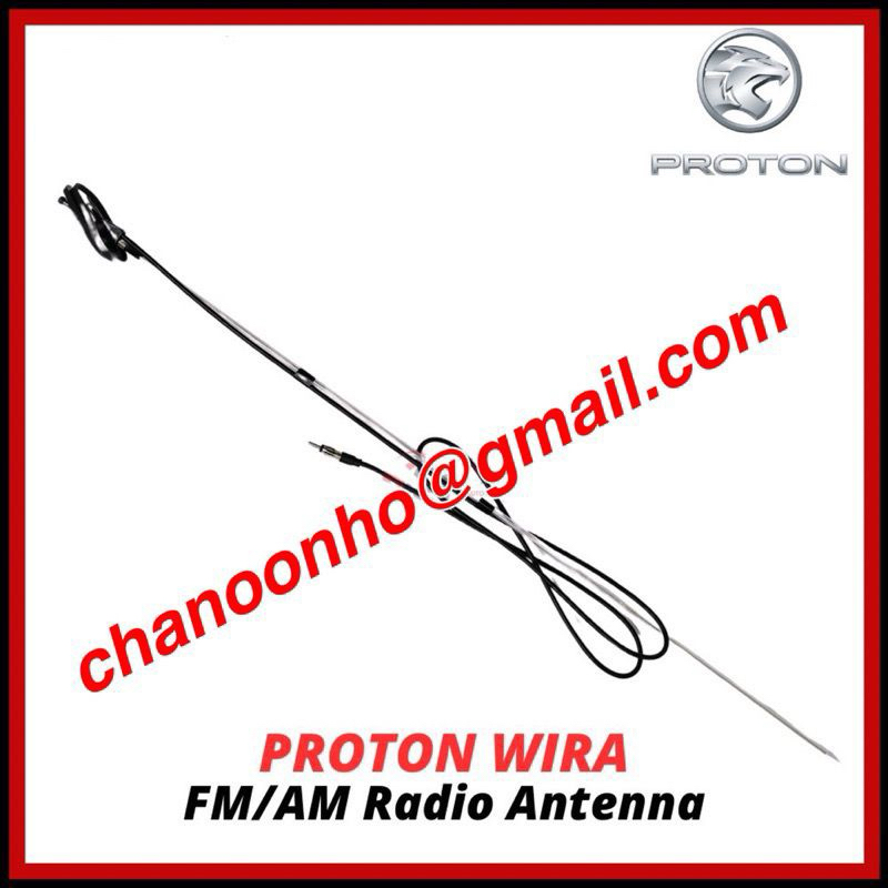 SL-930 FULL SET Side Aerial Antenna PROTON WIRA Sedan Aeroback Radio ...