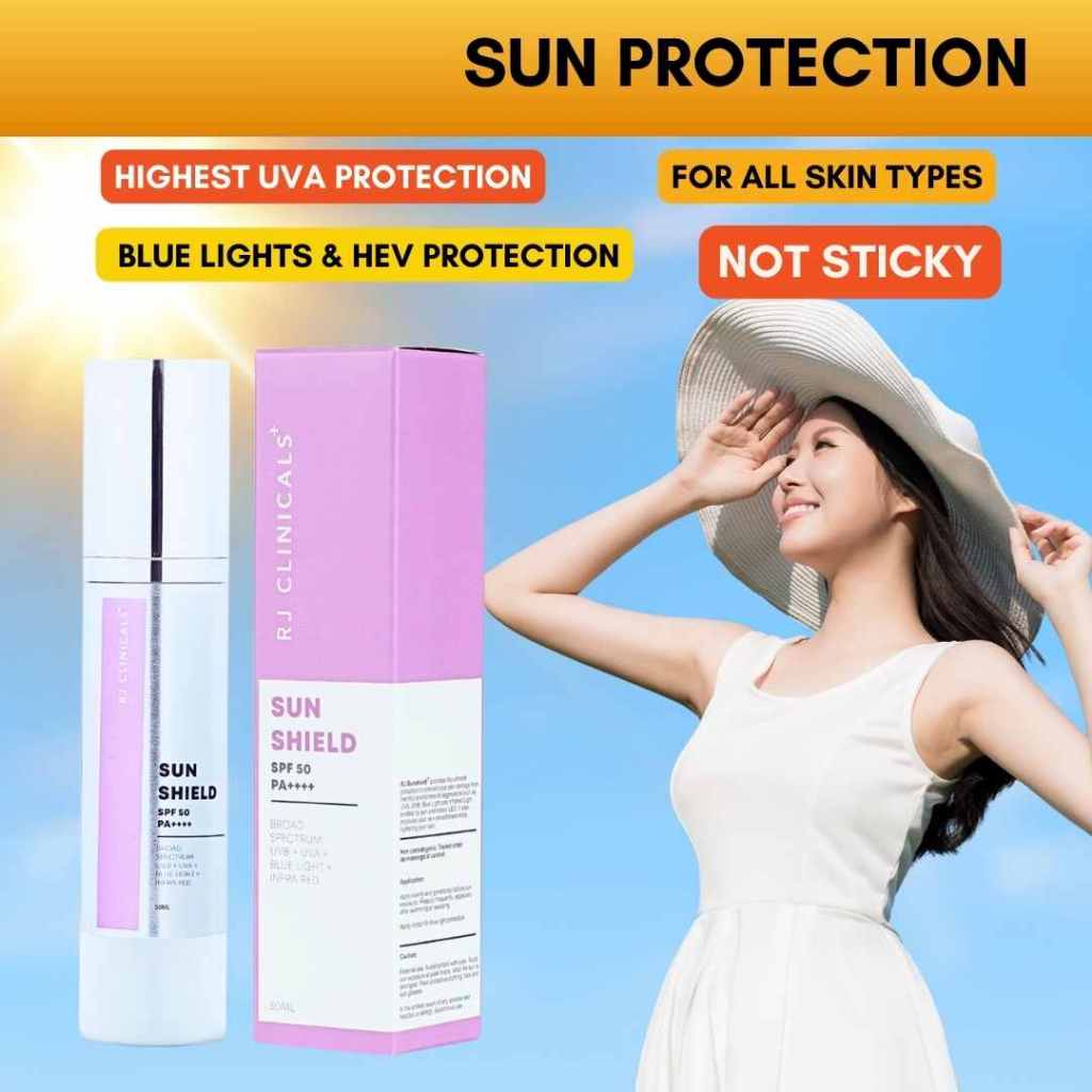 RJ Sunscreen SPF 50 PA++++ Against UVA, UVB, HEV BLUE LIGHT | Shopee ...