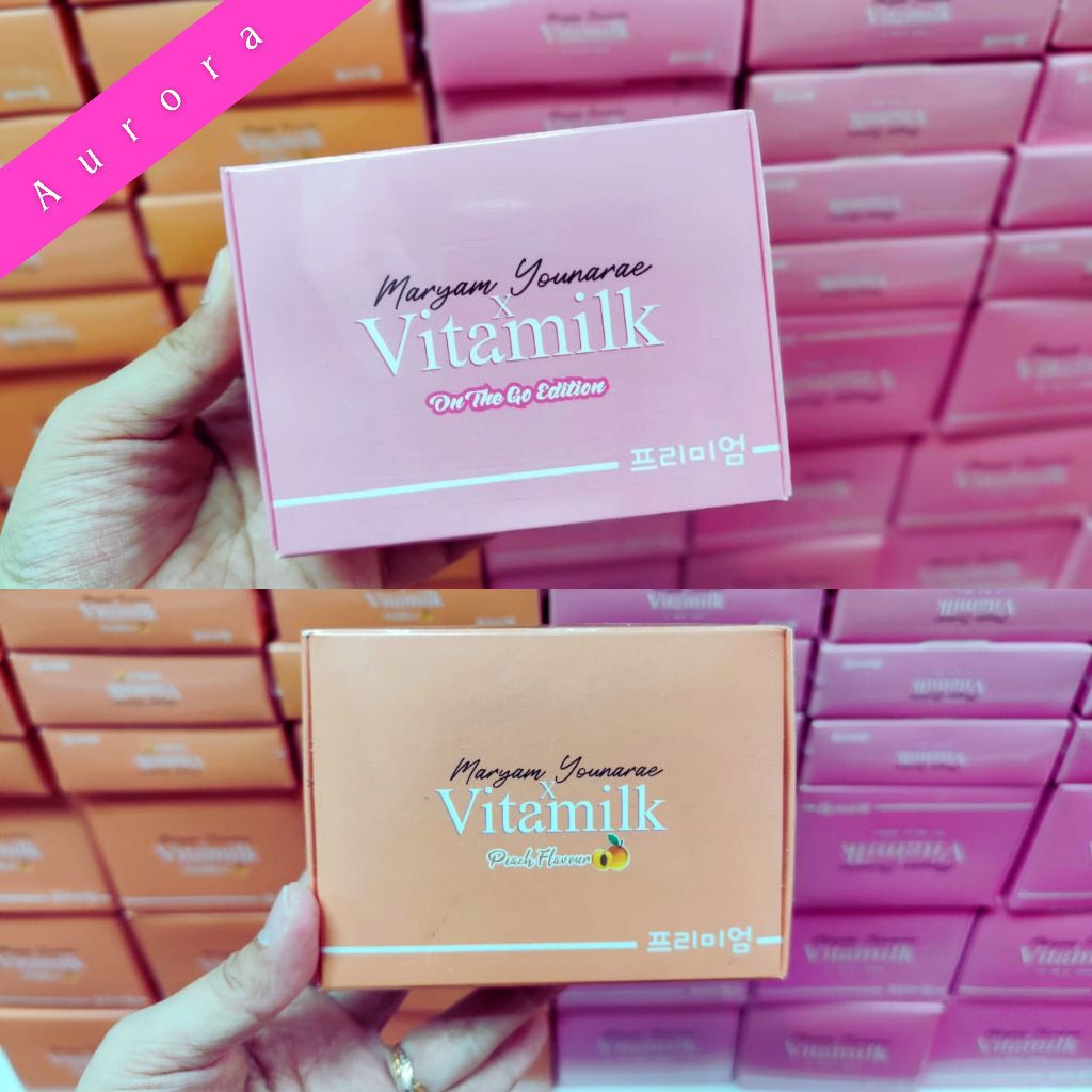 VITAMILK VITABOOST FLAVOUR PEACH|STRAWBERRY ORIGINAL HQ | Shopee Malaysia