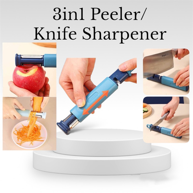 3in1 Peeler/Knife Sharpener/ Multifunctional peeling knife fruit ...