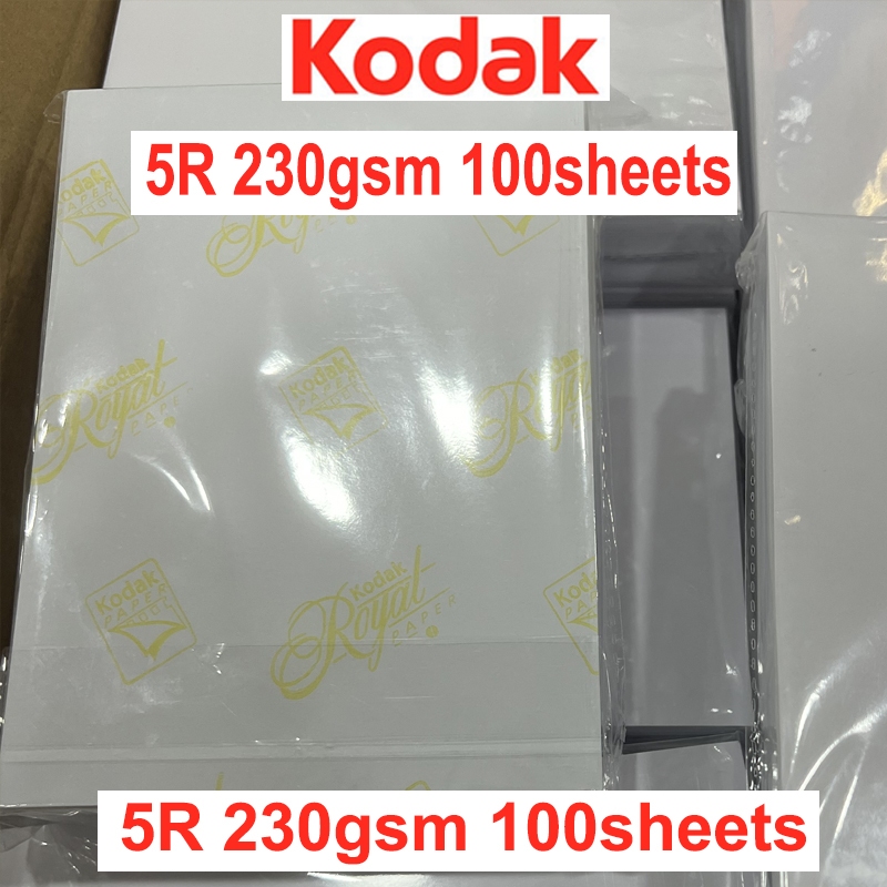 Kodak 5R Glossy Photo Paper 230gsm 100sheets | Shopee Malaysia