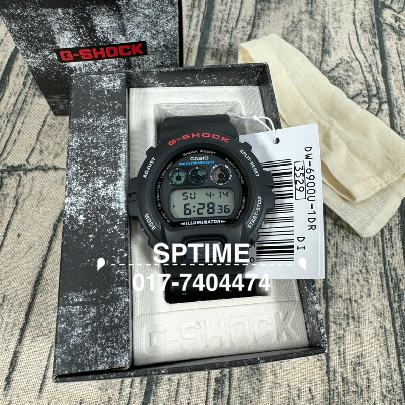 CASIO G-SHOCK BASIC DW-6900U-1DR / DW- 6900U-1 / DW-6900-1V / DW-6900 ...