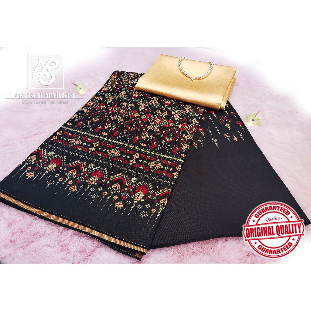 (Exclusive) Original Quality Thai Silk Set / Kain Tenunan / Songket ...