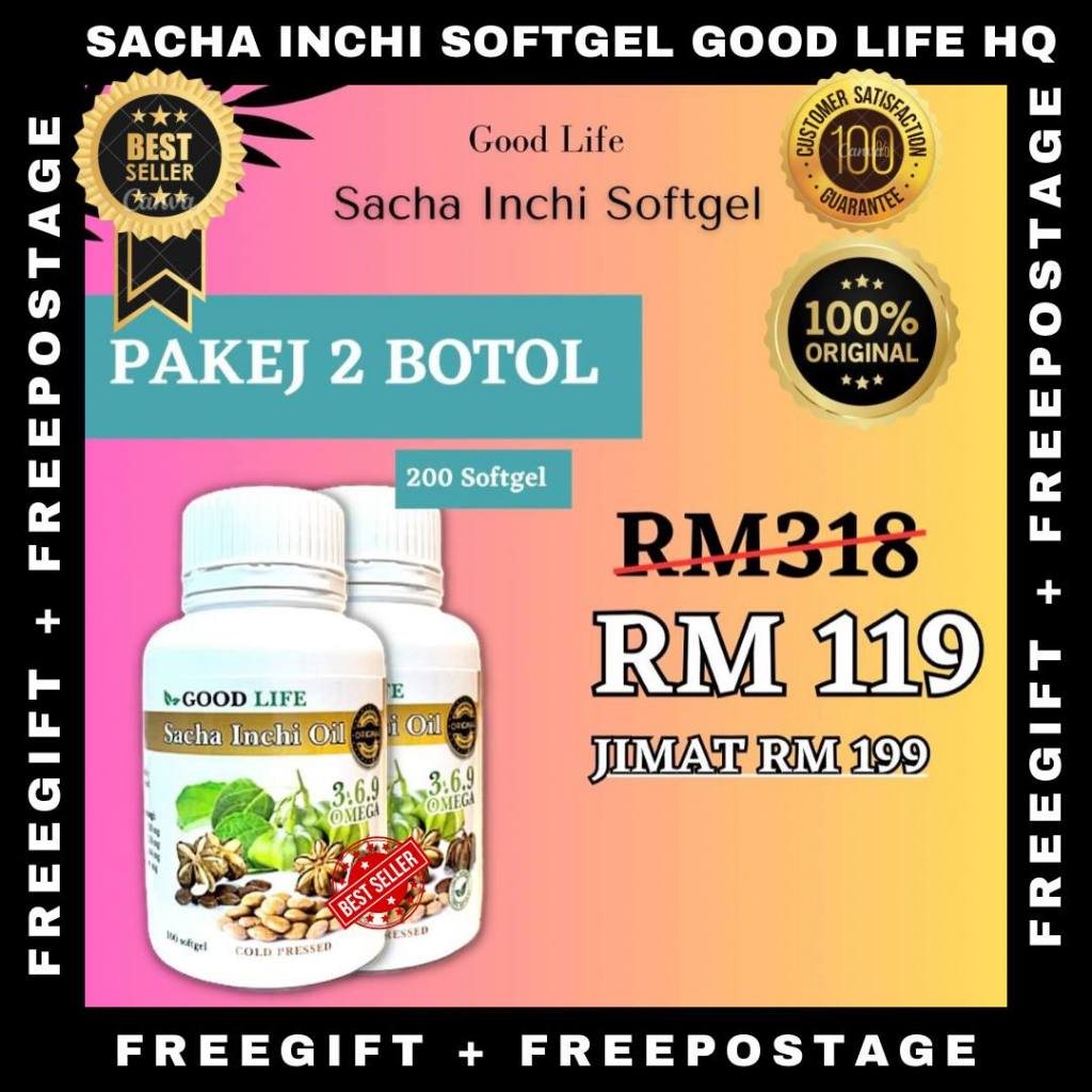 🎉100% ORIGINAL SACHA INCHI HQ🔥SACHA INCHI 500MG, SACHA INCHI OIL PLUS ...