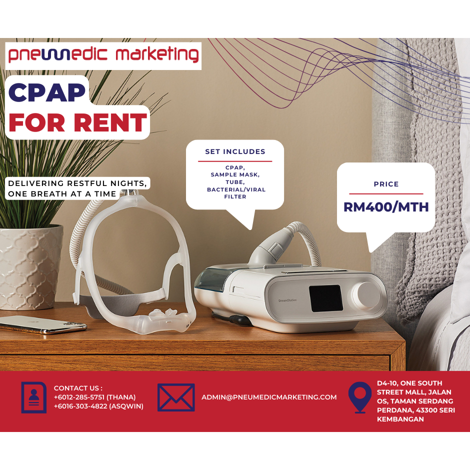 CPAP RENTAL | DREAMSTATION | AUTO CPAP | PHILIPS | Shopee Malaysia