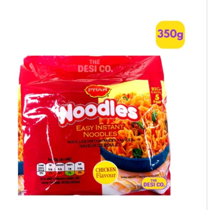 PRAN INSTANT NOODLES CHICKEN CURRY/ CHICKEN FLAVOUR 5X70G | Shopee Malaysia
