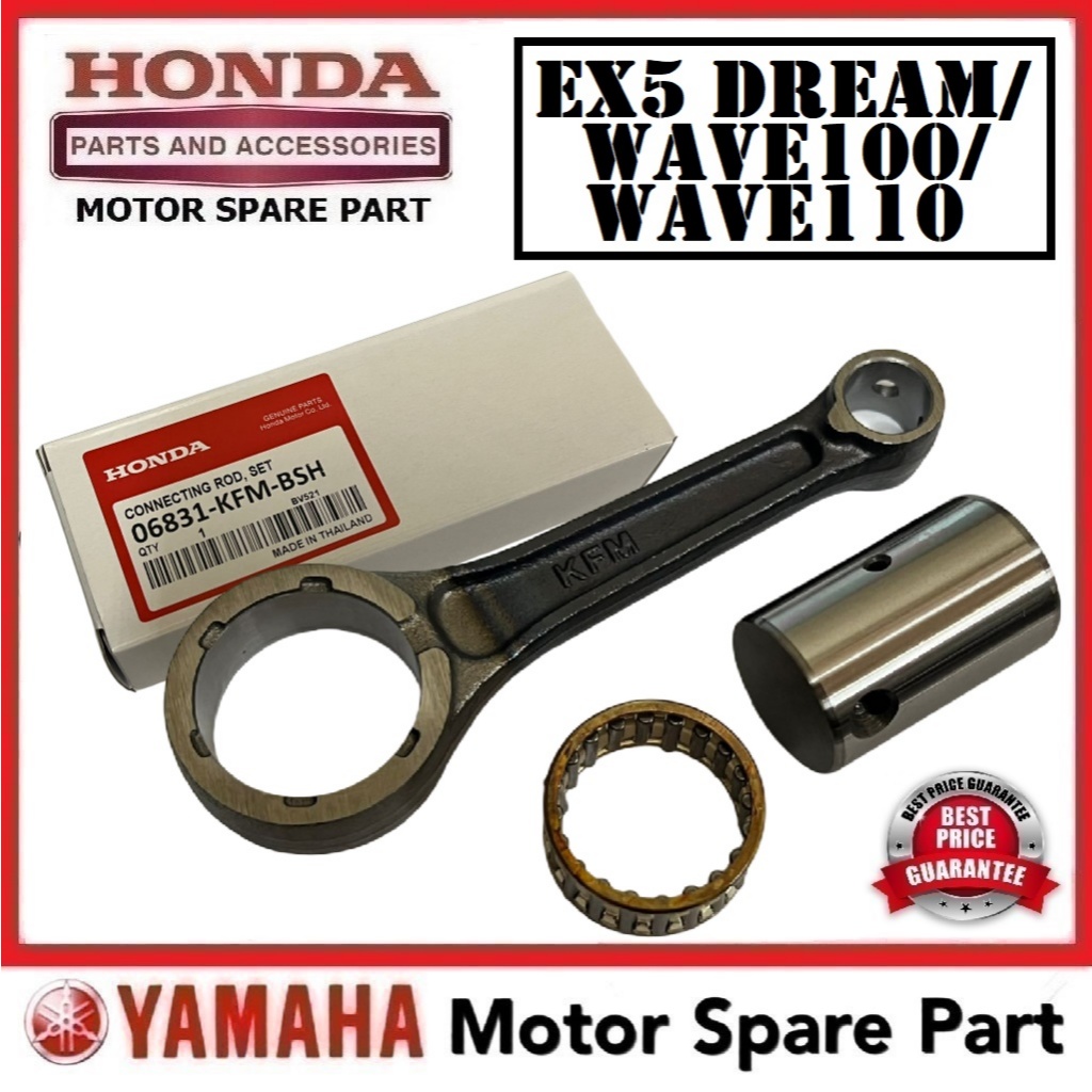 HONDA EX5 DREAM WAVE 100 WAVE-100 W100 WAVE100 CONNECTING ROD CON ROD CONROD SET KIT EX5DREAM ...