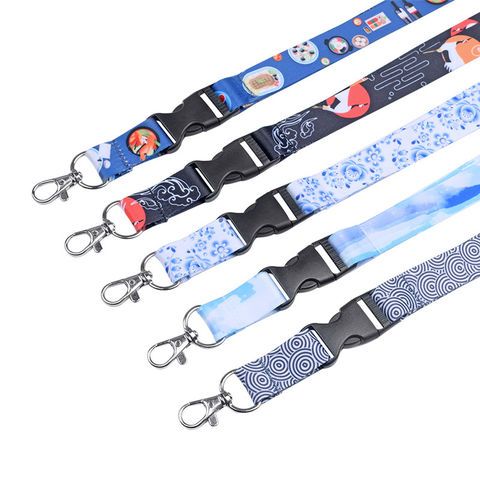 (SAME DAY SHIPPING) Lanyard 25mm Custom Design Full Color Printed (No ...