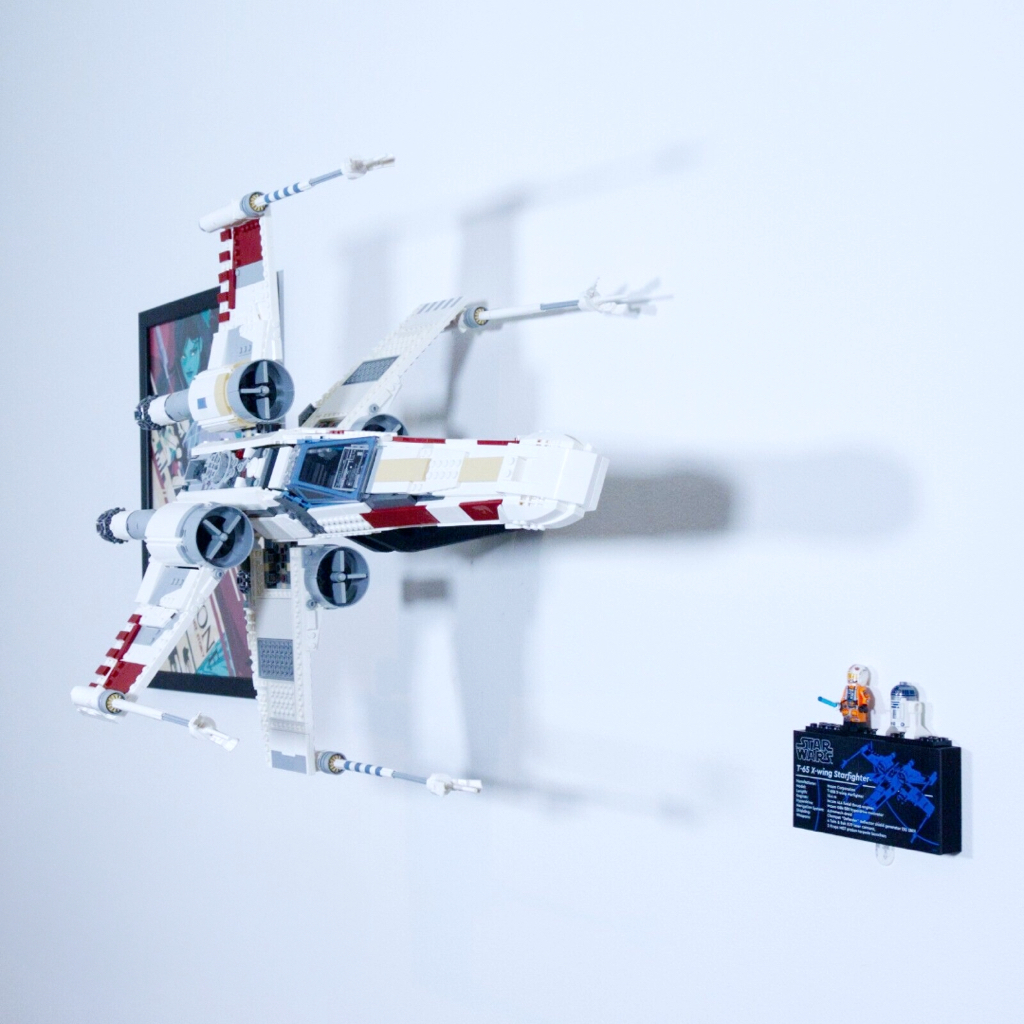 LEGO Star Wars UCS X-Wing Wall Mount Display Stand (2 in 1) | Shopee ...