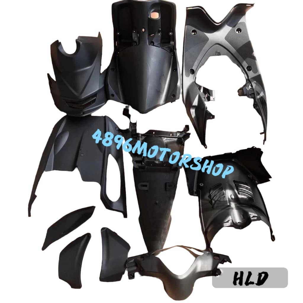 HLD SCOOTER YAMAHA EGO-S EGOS EGO S INNER COVER SET CAVER KAVER HITAM ( 10 PCS ) | Shopee Malaysia