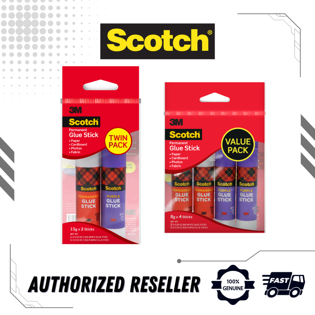 3M Scotch Permanent Adhensives Glue Stick (8g /15g) | Shopee Malaysia