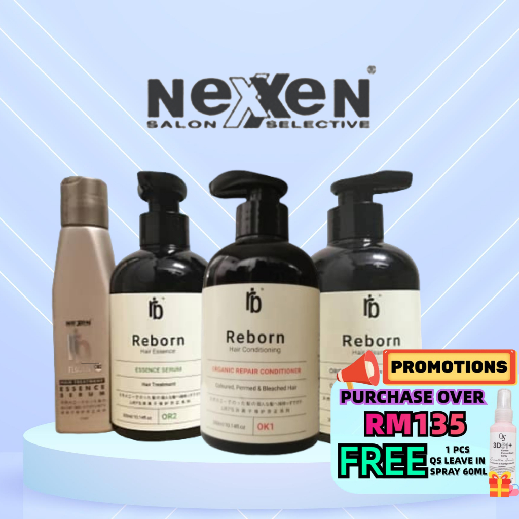 Nexxen Reborn Organic Repair Shampoo/Conditioner/Hair Treatment Essence ...