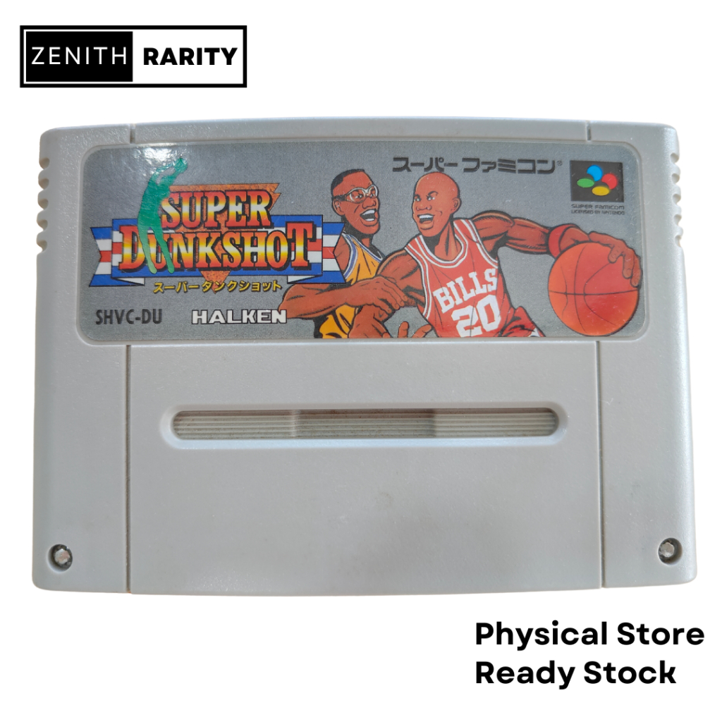 Zenith Rarity Nintendo Super Famicom SFC game Super Dunk Shot | Shopee ...