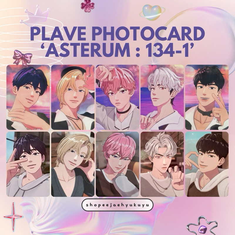 [NEW] PLAVE Asterum 134-1 Photocard Lucky Draw PC LIGHTSTICK Makestar ...