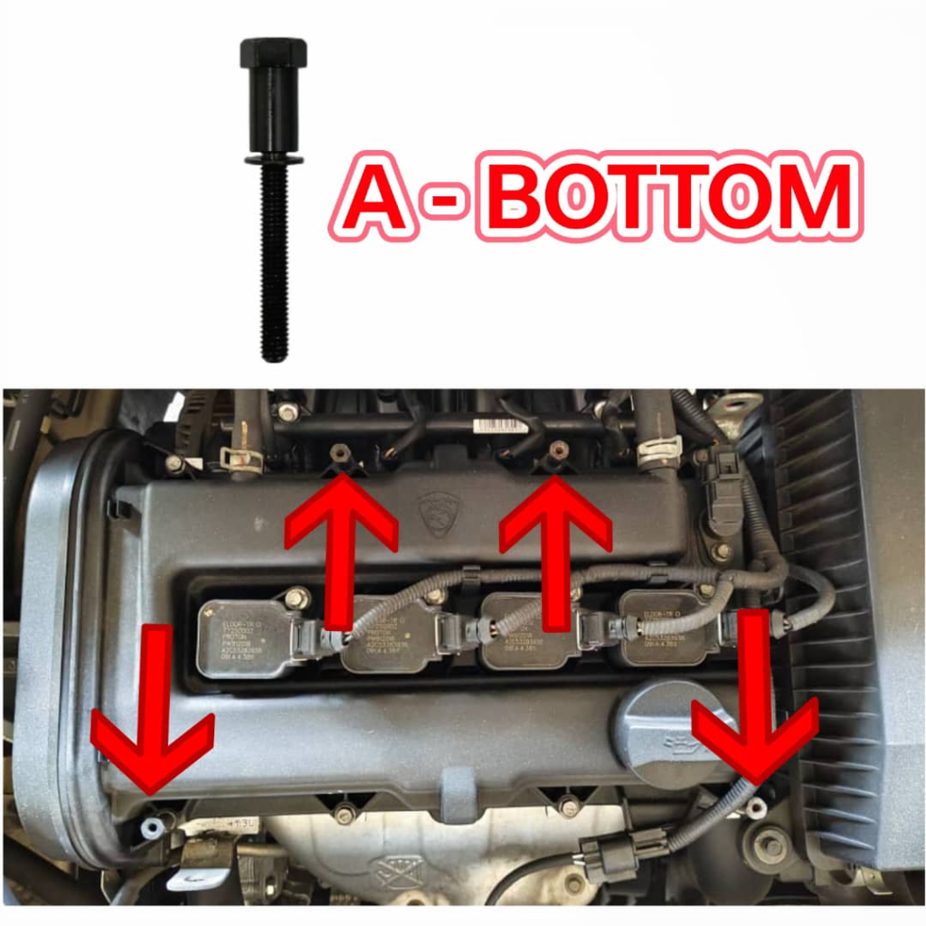Proton Saga Blm Flx Persona Exora Iriz Bolt Screw Skru Valve Engine ...