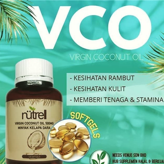 𝗡𝗨𝗧𝗥𝗘𝗟𝗟 𝗩𝗶𝗿𝗴𝗶𝗻 𝗖𝗼𝗰𝗼𝗻𝘂𝘁 𝗢𝗶𝗹 Minyak Kelapa Dara 120biji 1Botol | Shopee Malaysia