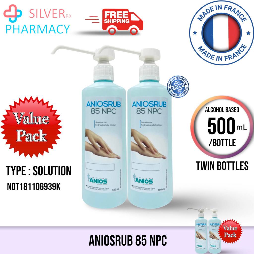 [Exp 10/2024] Aniosrub 85 NPC Hand Sanitizer Alcohol Based 500mL ...