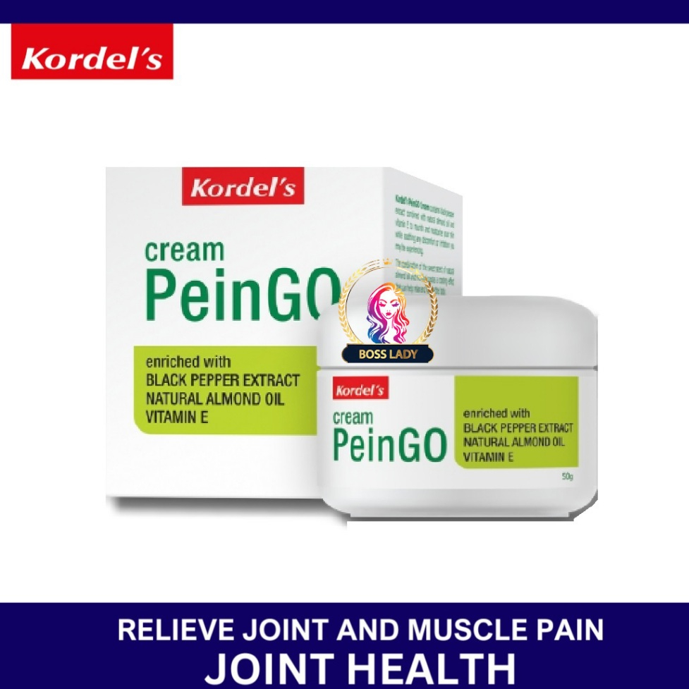 Kordel's PeinGo Cream PhytoCann BP® Black Pepper Extract to relieve ...