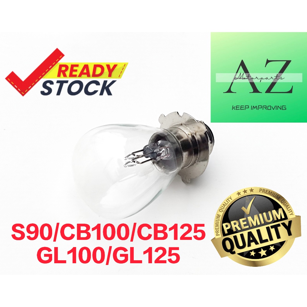 HONDA S90 / CB100 / CB125 / GL100 / GL125 HEADLAMP BULB ( 6V25/25W ...