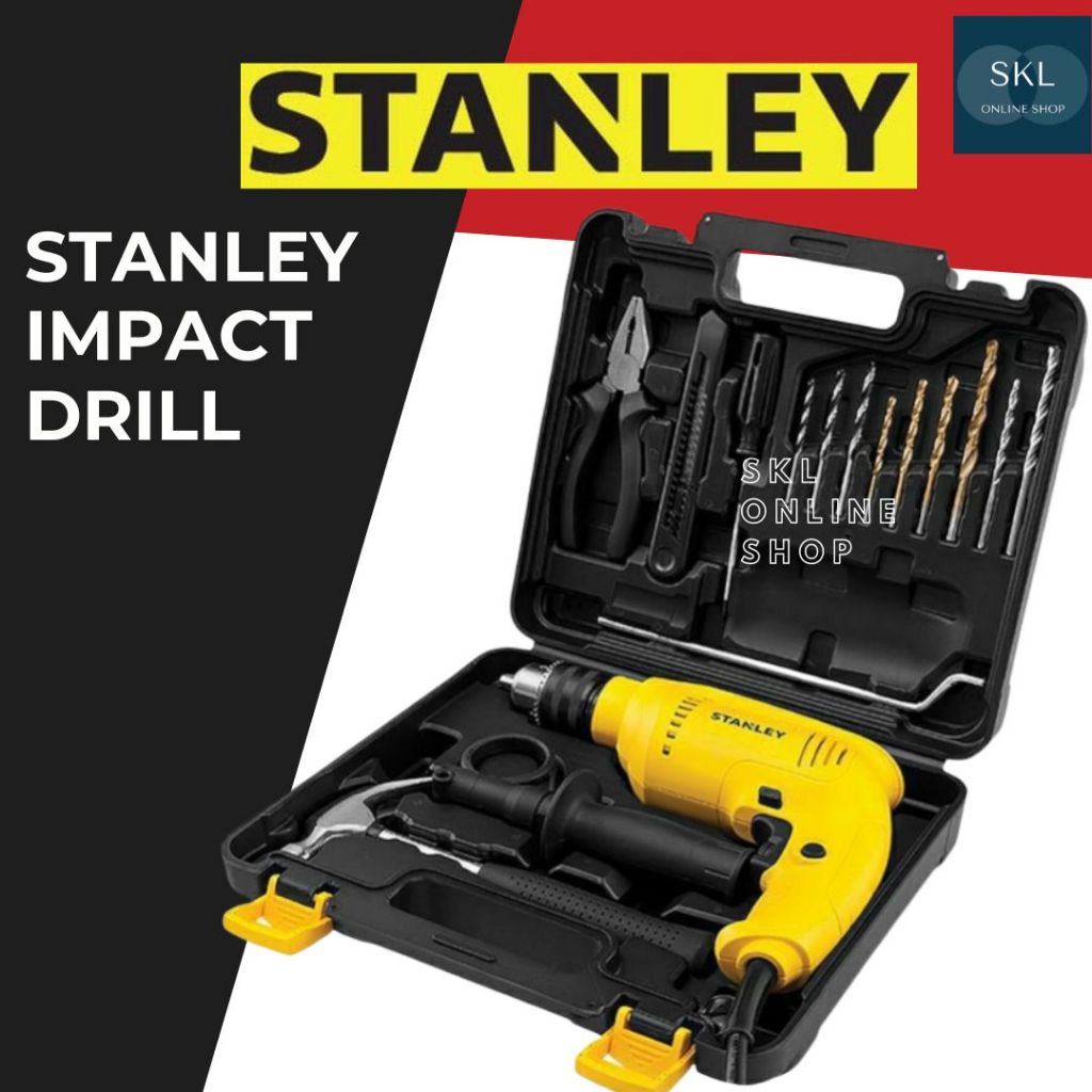 [SABAH]STANLEY SDH600 600W 13MM HAMMER IMPACT DRILL (WOOD /CONCRETE ...