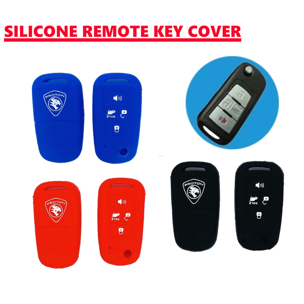 Silicone Car Remote Key Cover Cover Case Casing Proton New Saga VVT ...