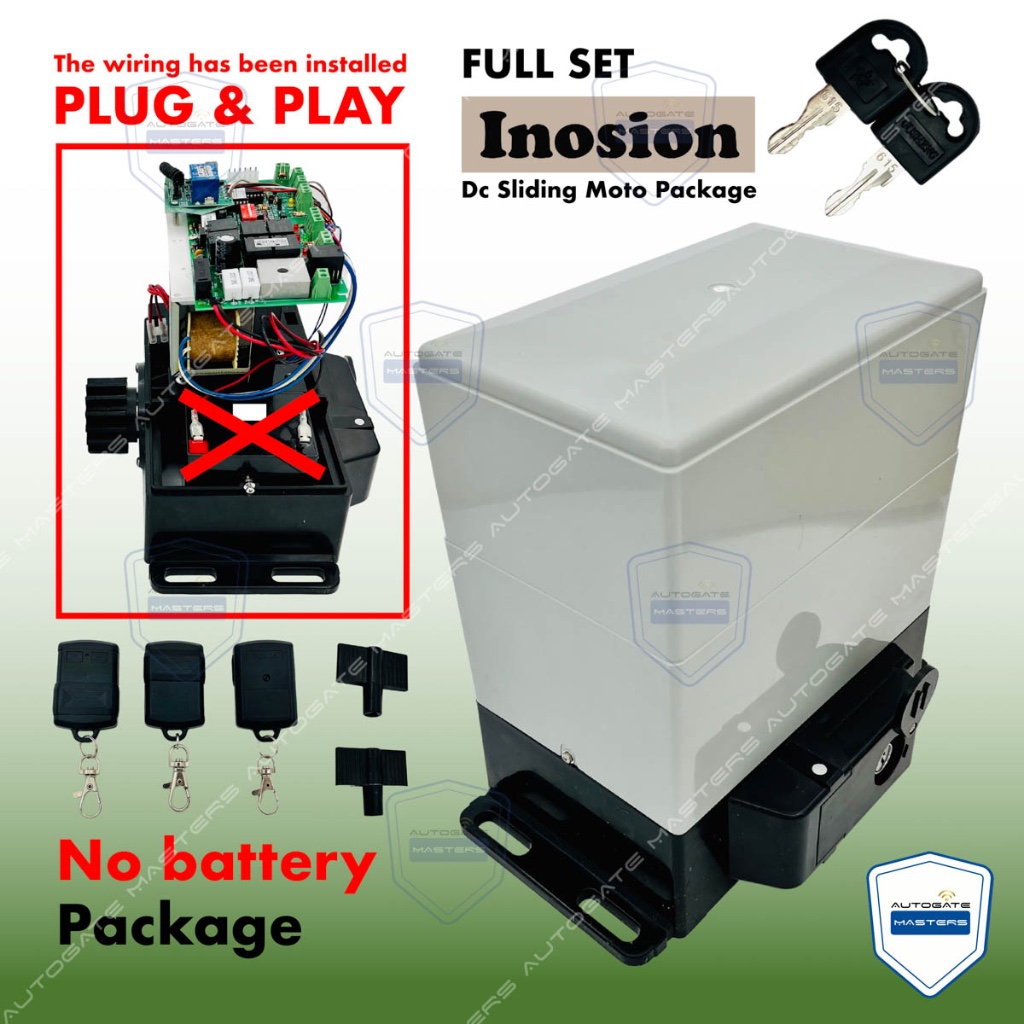AA MATIC ( Inosion ) DC Sliding (Built-in) （ 2CH 433Mhz DC777 ...