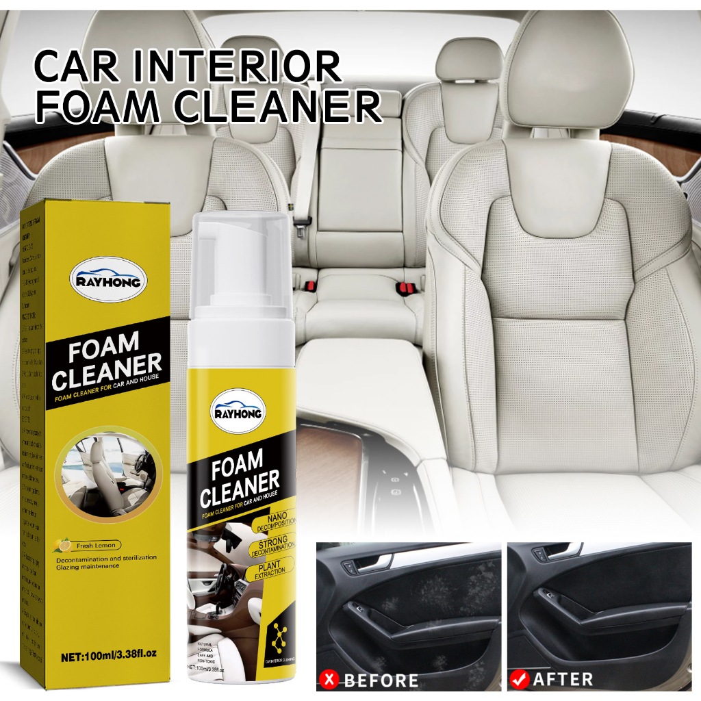 Multifunctional Foam Cleaner Spray (200 ml) 多功能泡沫清洁剂 洗車神器 真皮保养 Car Wash ...