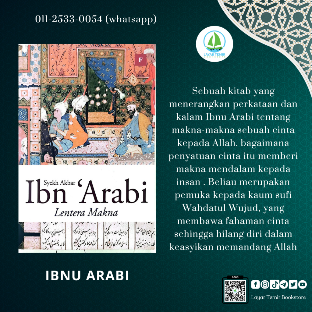 SYEKH AKBAR IBN 'ARABI LANTERA MAKNA -Ibnu Arabi | Shopee Malaysia