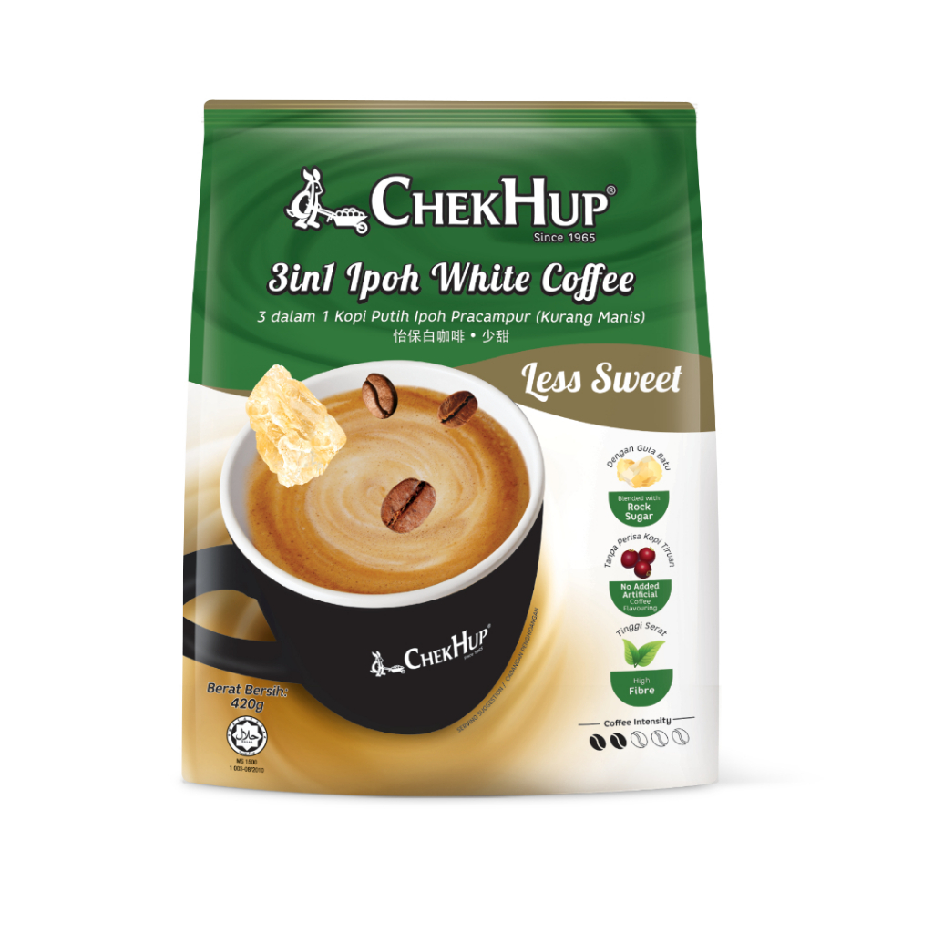 Chek Hup 3 in 1 Ipoh White Coffee Original/less Sweet/Coffee&Creamer ...