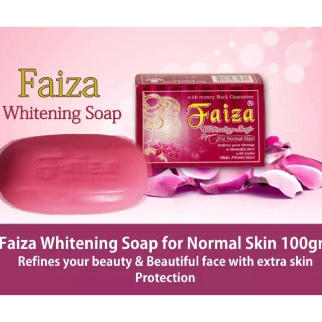 💯% Original, Faiza Beauty Whitening Soap 100gm | From Pakistan | Shopee ...
