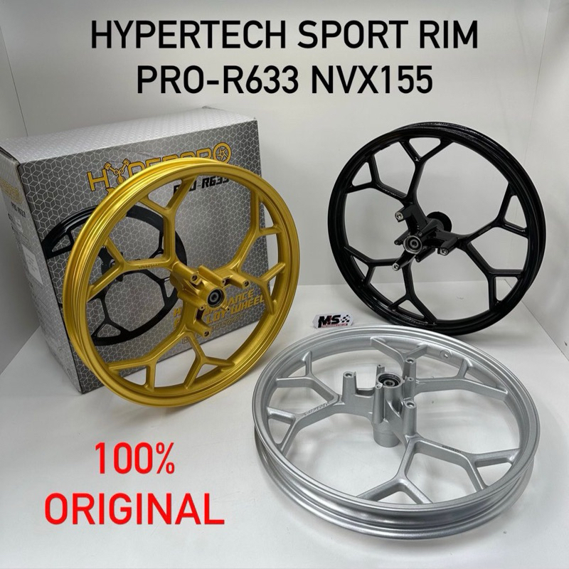 HYPERPRO / HYPERTECH CAST WHEEL SPORT RIM NVX V1 V2 PRO-R633 1.60/1 ...