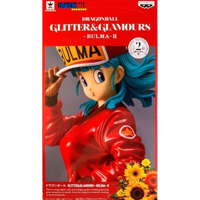 Original Banpresto Bandai Dragon Ball Z Glitter & Glamours Bulma II Red ...