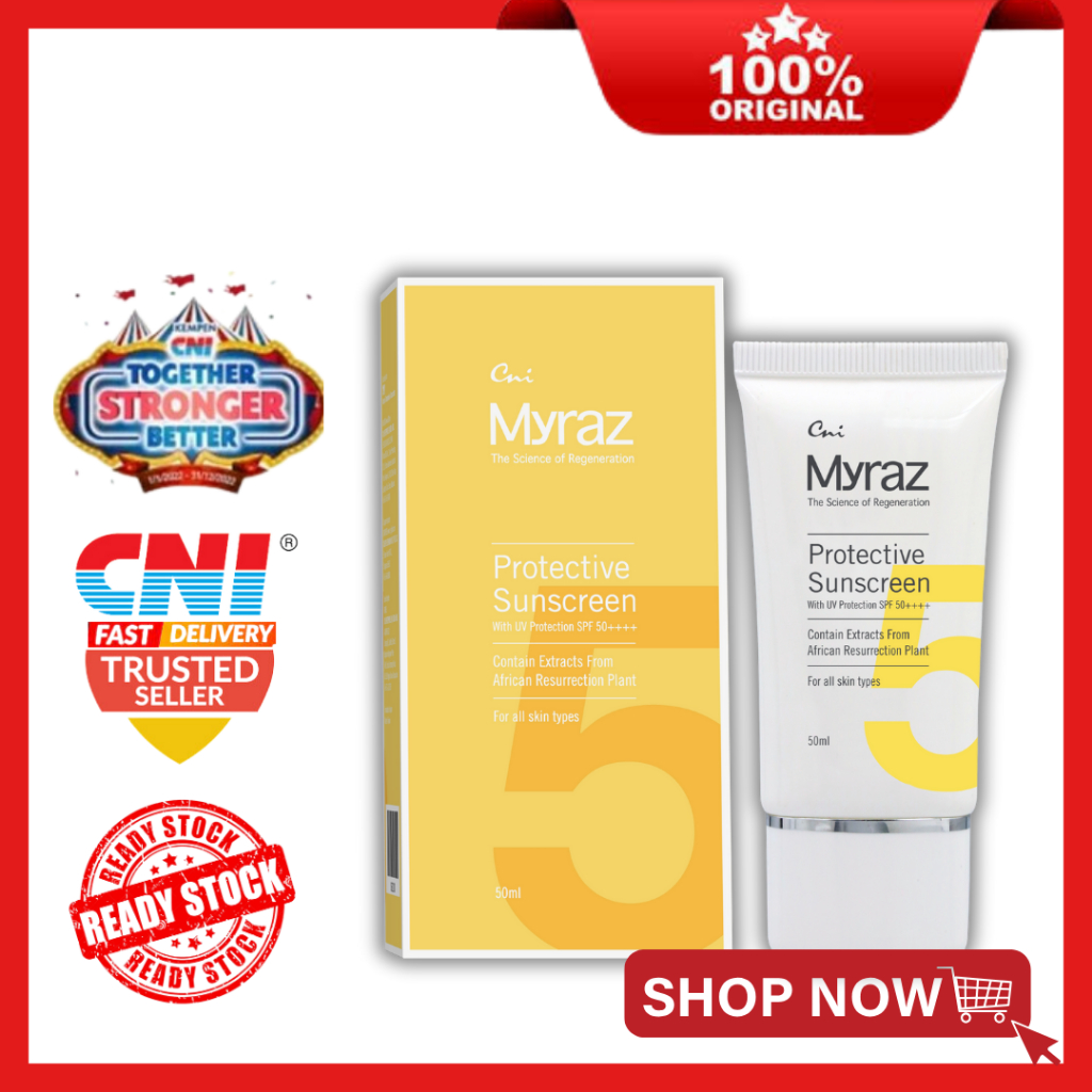 CNI Myraz Protective.Sunscreen SPF50 5 - CNI science of regeneration ...