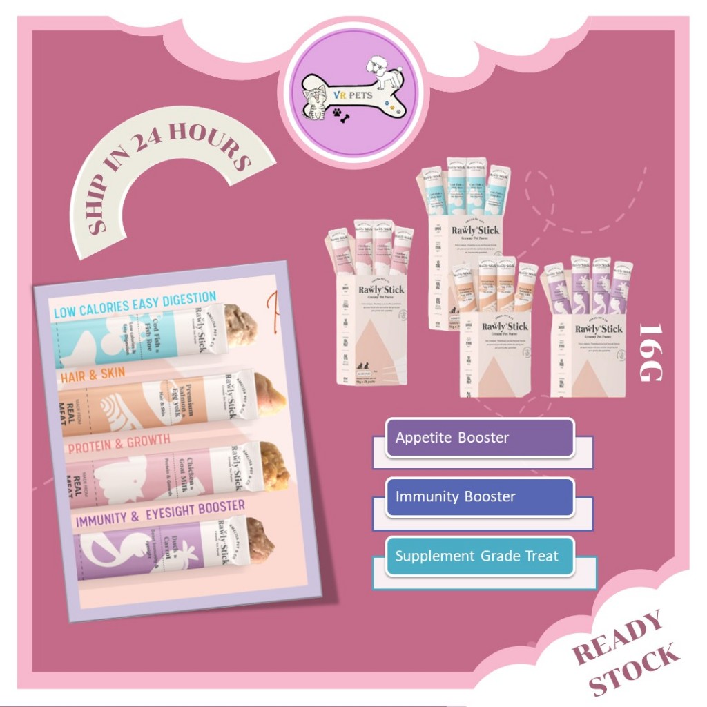 Amelisa Pet & Co. Rawly Stick 16g / Ciao Chu Ru Cat Treats 14g/12g/15g - (Cat Stick / Cat Snacks ...