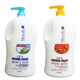 MAREAH SHOWER CREAM ROYAL JELLY/ GOAT MILK / POMELO / ROSE 2L | Shopee ...