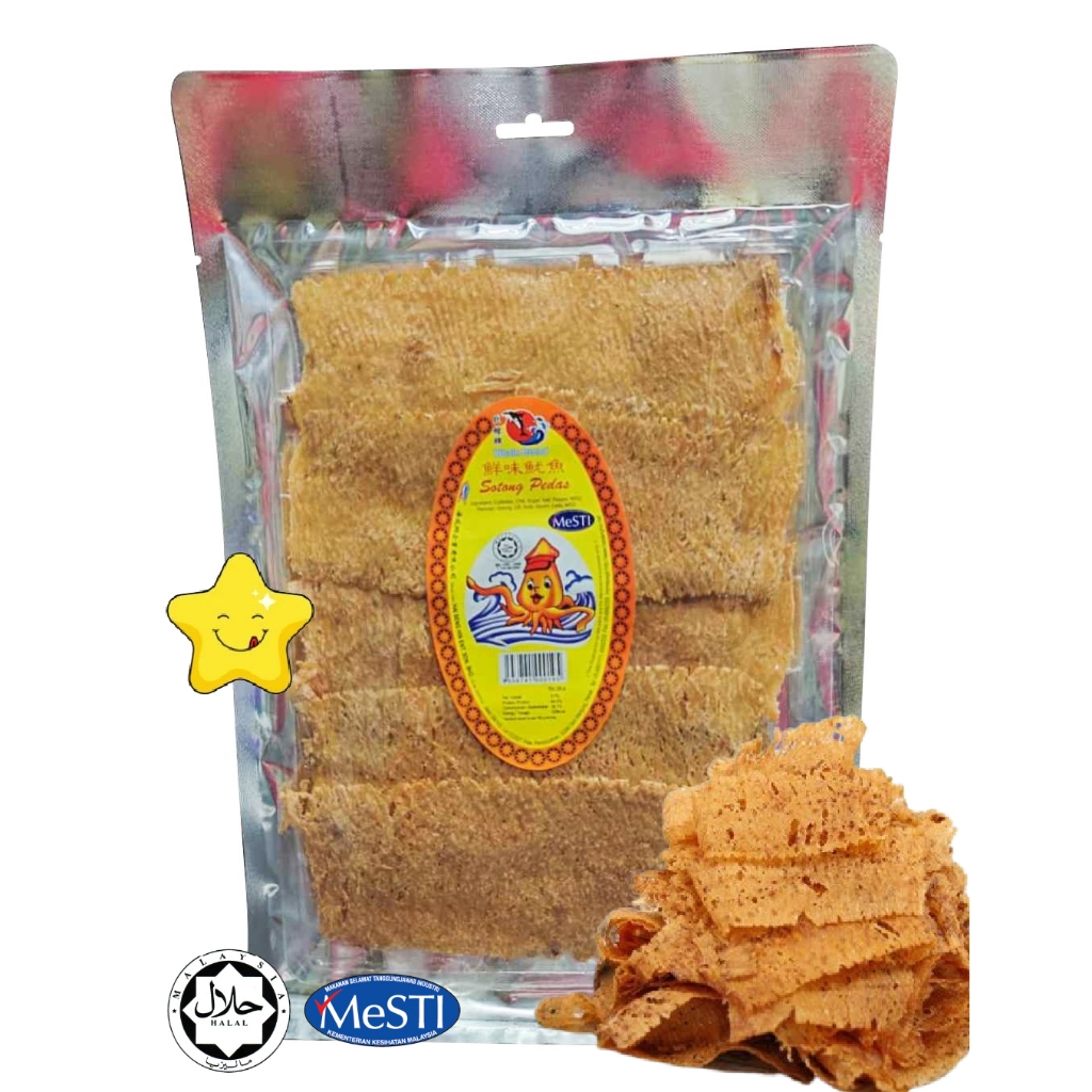 Fresh Satay Cuttlefish 500g / Sotong Pedas / 鲜味鱿鱼 | Shopee Malaysia
