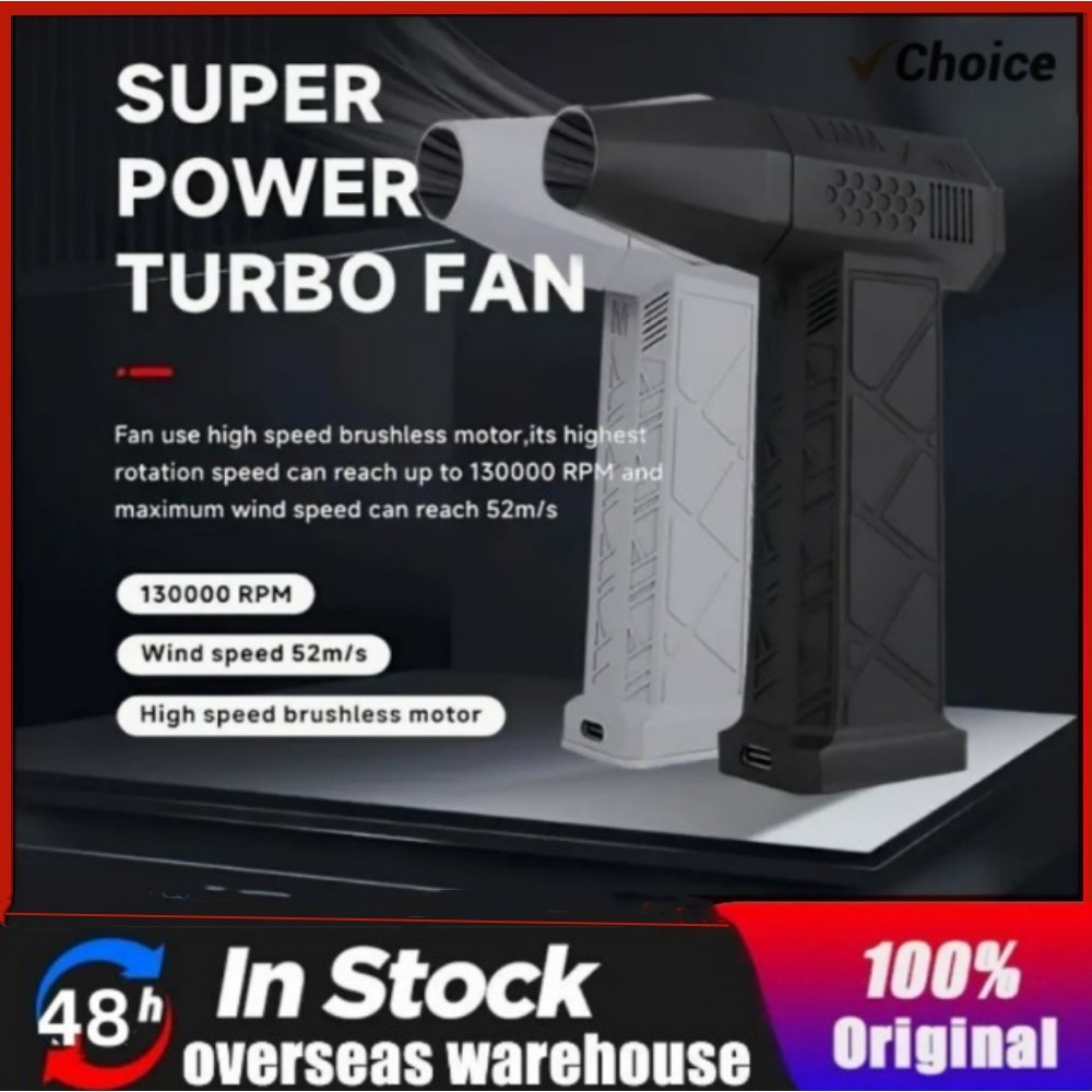 🔥IN Stock🔥Portable Air Blower Mini Turbo Jet Fan Handheld Brushless ...