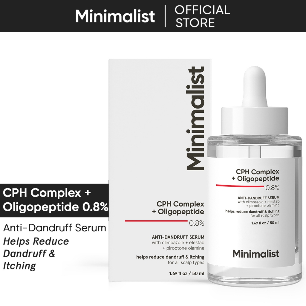 Minimalist Anti Dandruff Scalp Serum | 0.8% CPH Complex & Oligopeptide ...