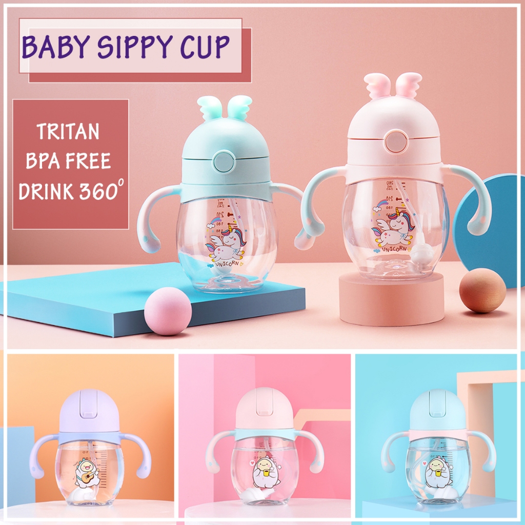 240/ 260/ 300ml Baby Sippy Cup Tritan Training Cup Baby Cup Learning ...