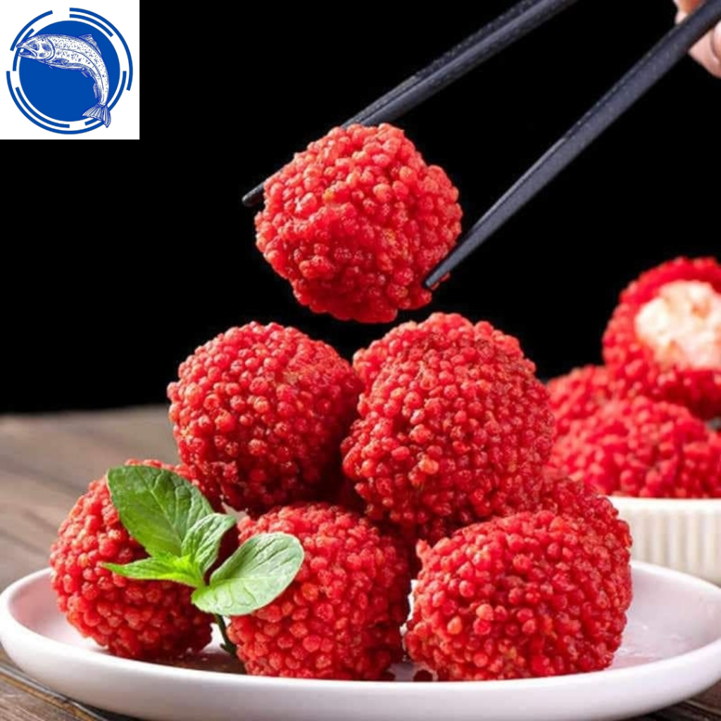 🔥NEW🔥Lychee Shrimp Ball 🔥网红🔥 荔枝鲜虾丸 (10 pcs) | Shopee Malaysia
