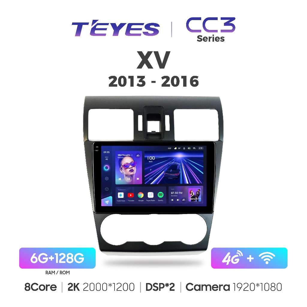 Teyes CC3 Series Subaru XV 2013-2016 Android Car Player 9” | Shopee Malaysia