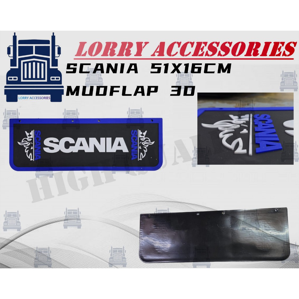 SCANIA/VOLVO 51X16CM MUDFLAP 3D | Shopee Malaysia