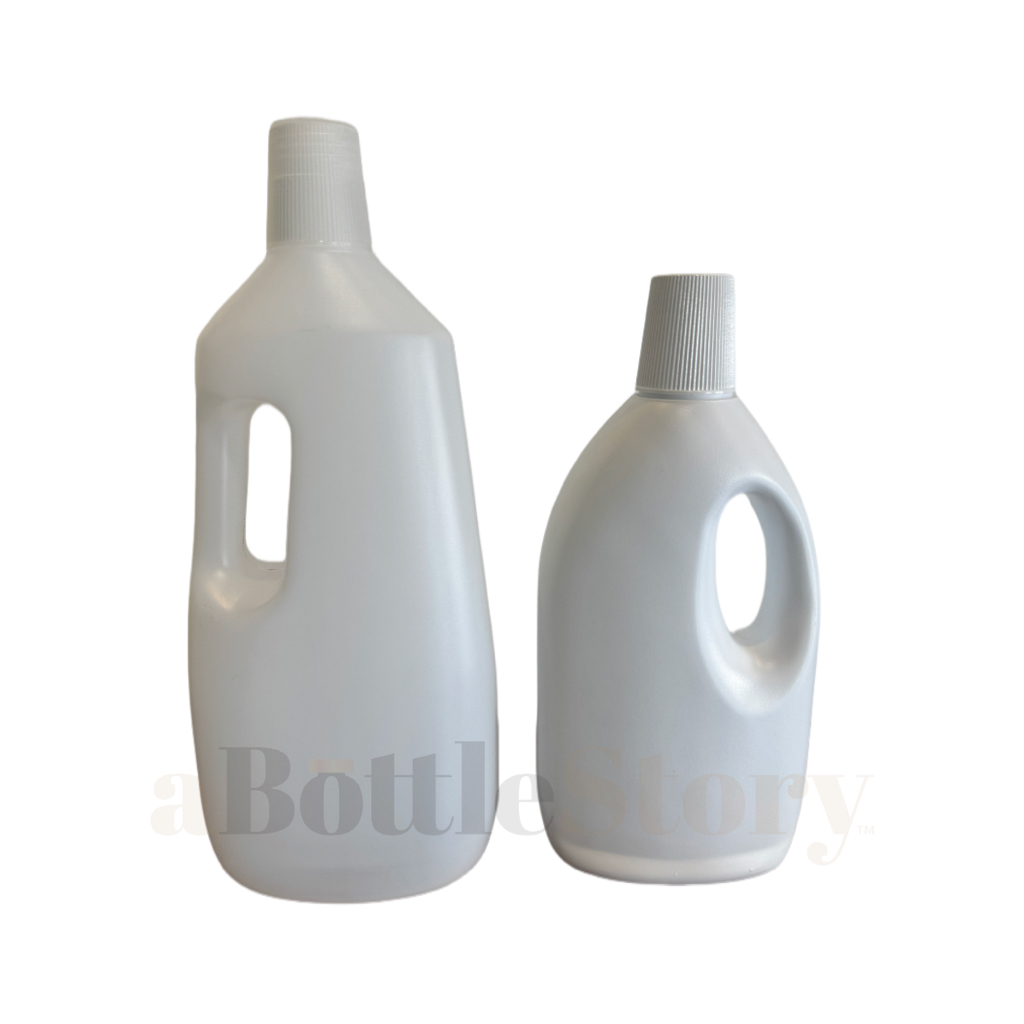 Square HDPE Bottle with Handle / Soap Bottle / Dish Wash / Detergent ...