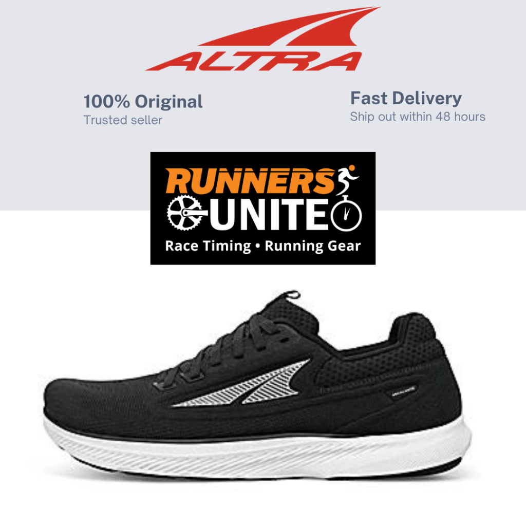 Altra Men's Escalante 3 Road Running Shoes (24mm Medium Cushion) Black ...