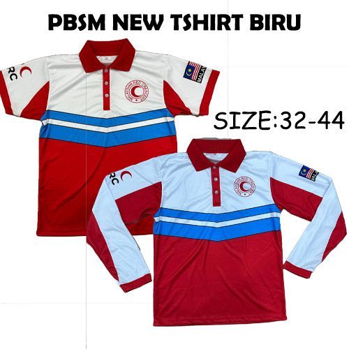 T-shirt Kanak-Kanak Bulan Sabit Merah Malaysia BSMM PBSM (Short Sleeve ...
