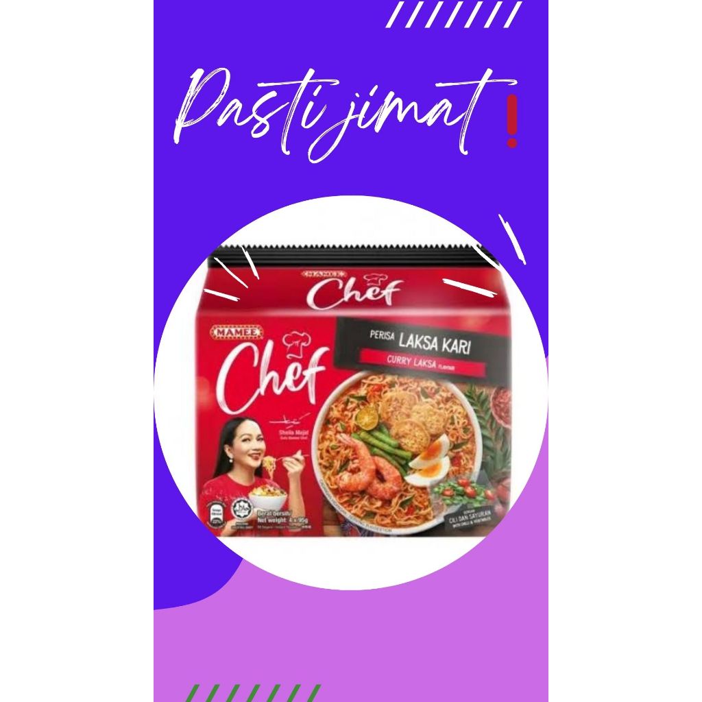 Mamee Chef Instant Noodles Curry Laksa | Shopee Malaysia