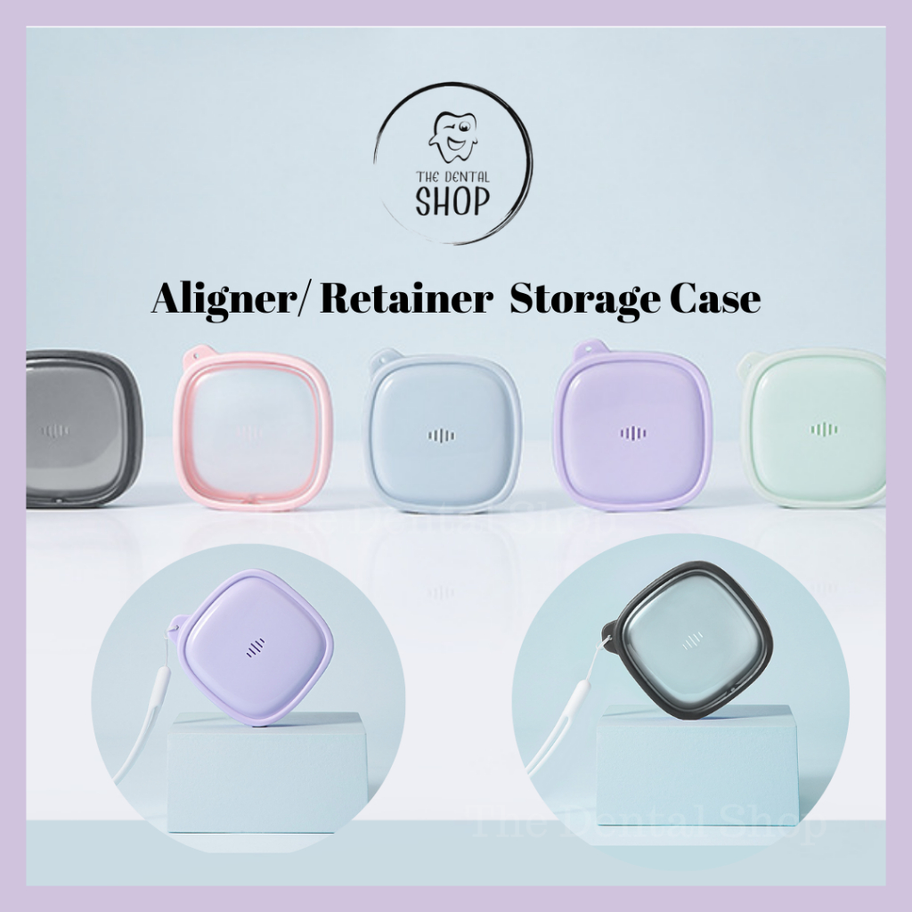【Ready Stocks】Simple classic Strap Retainer aligner storage box braces ...